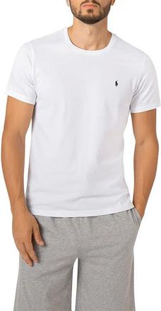 Polo Ralph Lauren Herren T-Shirt weiß Baumwolle & Mix unifarben