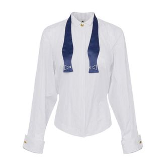 Elisabetta Franchi Stilvolle Bluse f&uuml;r Frauen - - Blouses & Shirts - Damen - Wei&szlig; - S