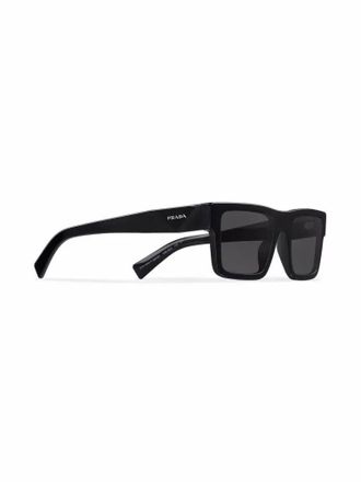 Prada SPR19WCA052E1AB Slate Gray Lenses Sunglasses - Black