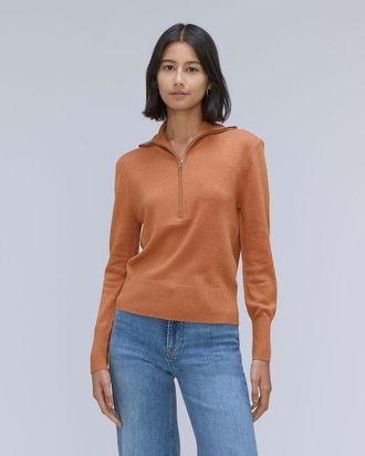 Everlane The Luxe Merino 1/2-Zip Sweater