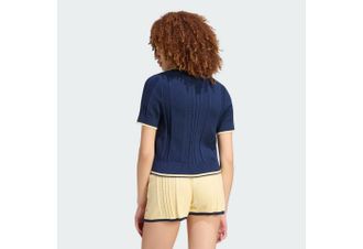 adidas Originals Poloshirt CALI POLOSHIRT, ZOPFMUSTER (1-tlg)