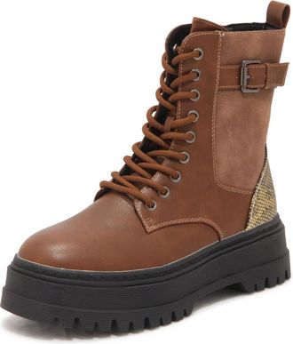 Twinset Femme, Chaussures, Brun, Taille: 37 EU 222Tjt010 Anfibio Boot