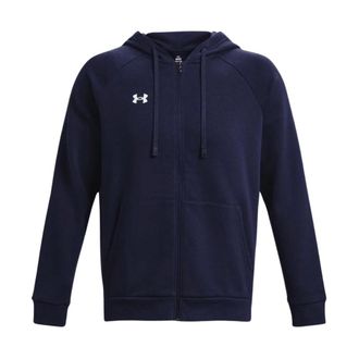 Under Armour Midnight Navy Fleece Zip Hoodie - - Sweatshirts & Hoodies - Herren - Blau - XL