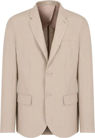 A|X Armani Exchange Homme, Vestes, Beige, Taille: 2XS Veste crois&eacute;e &agrave; deux boutons