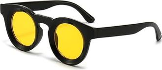 Generic Lunettes De Soleil Dext&eacute;rieur For Hommes Et Femmes, Monture Petite, For Les Vacances Le Sport(Yellow)