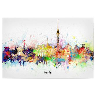 artboxONE Poster 30x20 cm St&auml;dte Berlin Skyline Artistic - Bild Berlin Berlin Skyline Cities