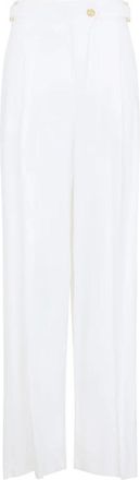 Elisabetta Franchi Femme, Pantalons, Blanc, Taille: 36 FR Pa12762E2 Pantalons