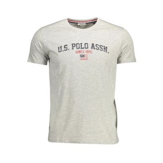 U.S.Polo Association U.s. Polo Assn., Homme, Tops, Gris, Taille: 2XL Cotton T-Shirt