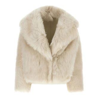 BLANCHA Toscana Shearling Jacke - - Jackets - Damen - Beige - S
