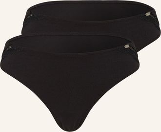 Skiny Skiny 2er-Pack Slips Classiccotton schwarz