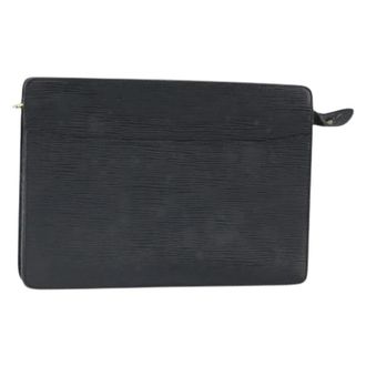 Louis Vuitton Pre-owned Leather Clutch - - Pre-owned - Damen - Schwarzk - ONE SIZE