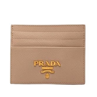 Prada Pre-owned Vintage Business card case - Femme - Pre-owned - Beige - Taille: ONE Size