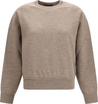 Loro Piana Rassa Rundhals-Pullover - - Knitwear - Herren - Braun - S