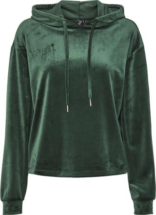 Pieces PCSILLI LS Velvet Hoodie FC BC