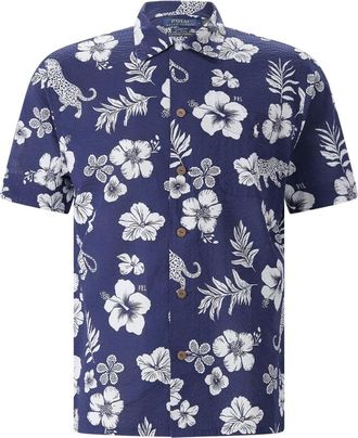Polo Ralph Lauren Homme, Chemises, Multicolore, Taille: S Chemise &agrave; Manches Courtes Florale