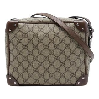 Gucci Pre-owned Vintage Canvas Crossbody Bag - - Pre-owned - Damen - Beige - ONE SIZE
