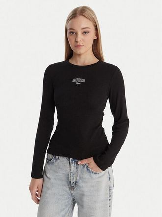 Guess T-Shirt W6RP22 KA0H1 Schwarz Slim Fit