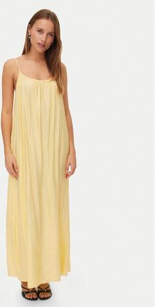 Vero Moda Sommerkleid Vira 10340738 Gelb Relaxed Fit