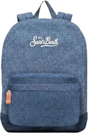 MC2 Saint Barth Femme, Sacs, Bleu, Taille: ONE Size Canvas Backpack