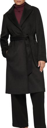 s.Oliver Mantel aus Wollmix mit Druckkn&ouml;pfen und Bindeg&uuml;rtel