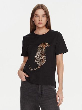 Lola Casademunt T-Shirt LF2515027 Schwarz Regular Fit