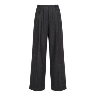 Liviana Conti Joe Wide Leg Hose - - Trousers - Damen - Grau - XS