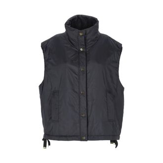 Max Mara Gilet matelass&eacute; Alice - Femme - Vestes - Bleu - Taille: 38 FR
