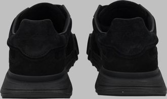 Dolce & Gabbana Mens Athletic Leather Sneakers Black Trainers