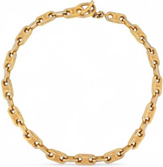 Celine Halskette - VINTAGE CELINE HALSKETTE 40 CM AUS TRIOMPHE GOLDME - Gr. unisize - in Gold - f&uuml;r Damen