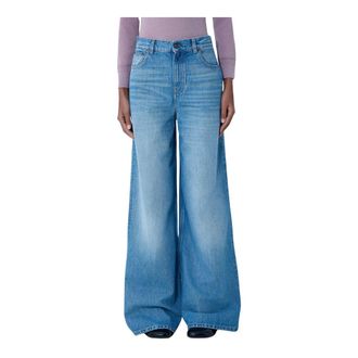 Chlo&eacute; High-Rise Jeans aus Denim - - Jeans - Damen - Blau - W29
