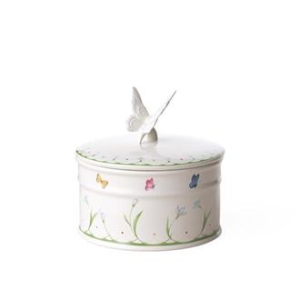 Villeroy & Boch Colourful Spring Petite Boîte 16 Cm, Boîte De Rangement Alimentaire, Boîte À Cookies, Boîte À Bonbon, Boîte À Biscuits, Décorations De Pâques, Porcela