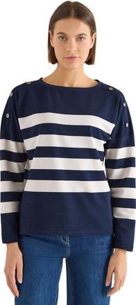 Cecil Damen Shirt mit Knopfdetail