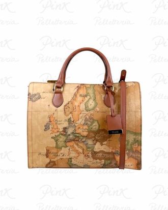 Alviero Martini 1A Classe Femme, Sacs, Beige, Taille: ONE Size Sac &agrave; main avec bandouli&egrave;re