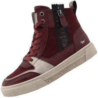 Mustang Jeans Damen High Top Sneaker Bordo EU 39