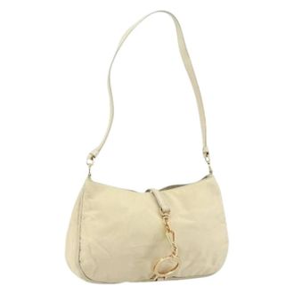 Prada Pre-owned Vintage Nylon Schultertasche - - Pre-owned - Damen - Beige - ONE SIZE