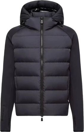 Moncler Sweat &agrave; capuche Logo Polartec - Homme - Vestes - Bleu - Taille: L