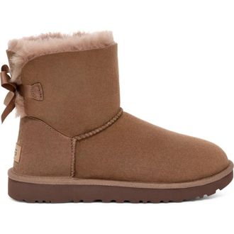 UGG Mini Bailey Bow II Boot Rocky Oak - - Shoes - Damen - Braun - 36 EU