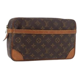 Louis Vuitton Pre-owned Vintage Monogram Clutch - Femme - Pre-owned - Brun - Taille: ONE Size