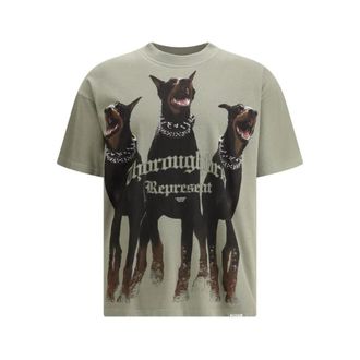 Represent Maxi Print Baumwoll-T-Shirt - - Tops - Herren - Gr&uuml;n - M