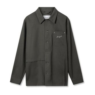 Axel Arigato Rowe Canvas Overshirt - - Jackets - Herren - Grau - L