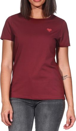 Ragwear Damen T-Shirt Kurzarmshirt Rundhals Adori A 2521-10001 Wine Red (4055) XXL