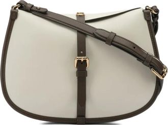 Etro Femme, Sacs, Blanc, Taille: ONE Size Sac Pony en Cuir Moyen