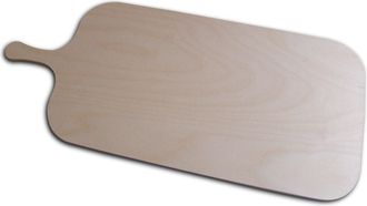 Eli Jewels Flammkuchenbrett XL -stabiles Servierbrett aus hartem Birkenholz, im Vergleich zur Pappel ca. 3 mal härter - Für Ofengerichte wie Pizza, Pinsa, Zwiebe