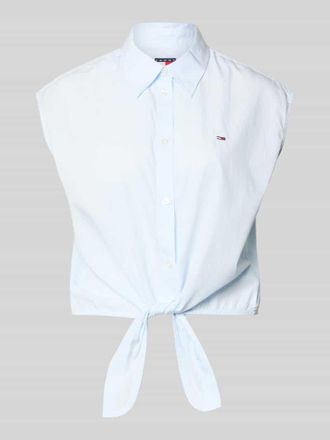 Tommy Jeans Regular Fit Hemdbluse aus reiner Baumwolle