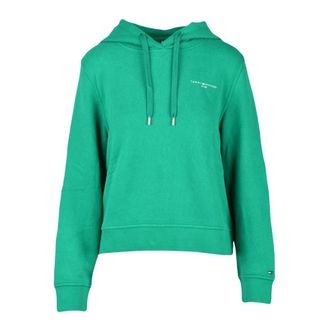 Tommy Hilfiger Cropped Hoodie - - Sweatshirts & Hoodies - Damen - Gr&uuml;n - XL