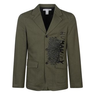 Comme Des Gar&ccedil;ons Bedruckte Blazerjacke - - Jackets - Herren - Gr&uuml;n - M
