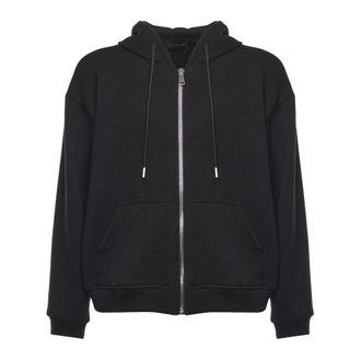 Giuliano Galiano Schwarzer Pullover mit Rei&szlig;verschluss Kapuze - - Sweatshirts & Hoodies - Herren - Schwarzk - 2XL
