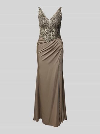 Mascara Abendkleid mit Paillettenbesatz
