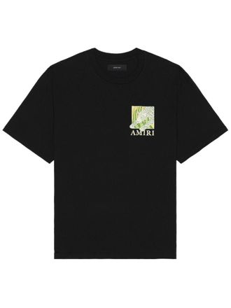 Amiri t-shirt en coton &agrave; imprim&eacute; graphique - Noir