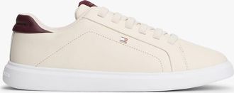 Tommy Hilfiger Baskets en cuir léger à semelle cuvette - Beige-Neutre
